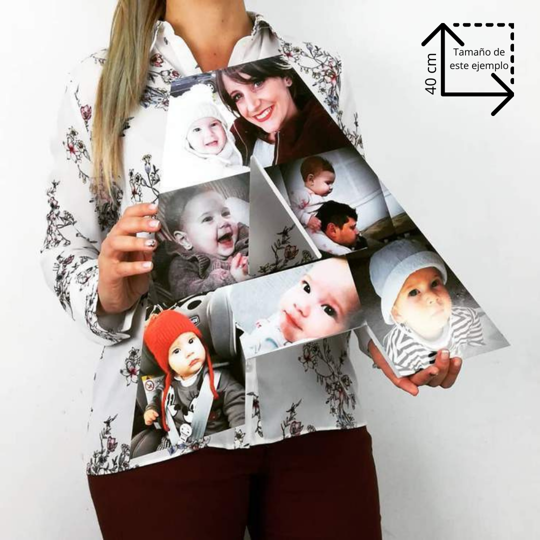 Letra con fotografías – Picletters - Números con fotografías